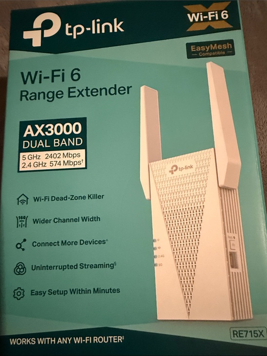 TP-Link | Networking | Tplink Ax300 Wifi 6 Dual Band Range Extender ...